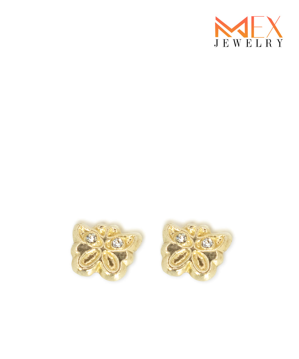 MEXG645 14K STAMP BUTTERFLY – MEX GOLD N SILVER